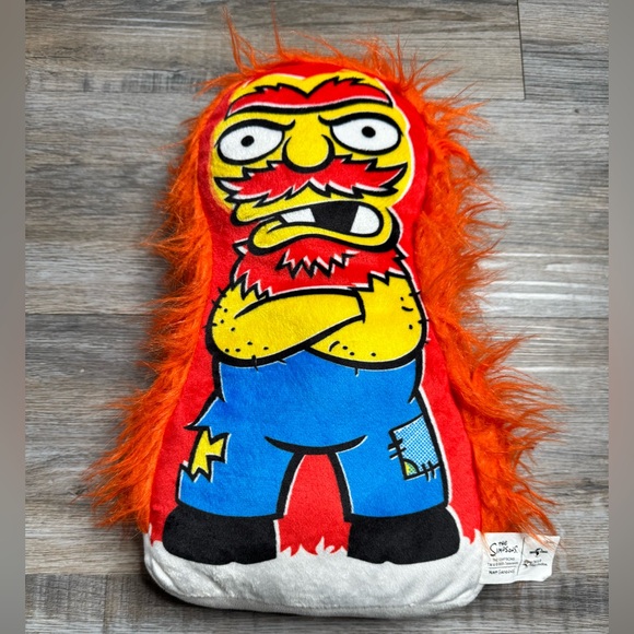 Simpsons | Toys | The Simpsons Groundskeeper Willie Plush Pillow Doll Universal Studios 4 Softy ...